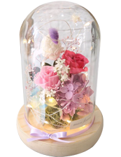 Handmade Flower Gifts | LED Flower Glass Domes | Fioreatelier